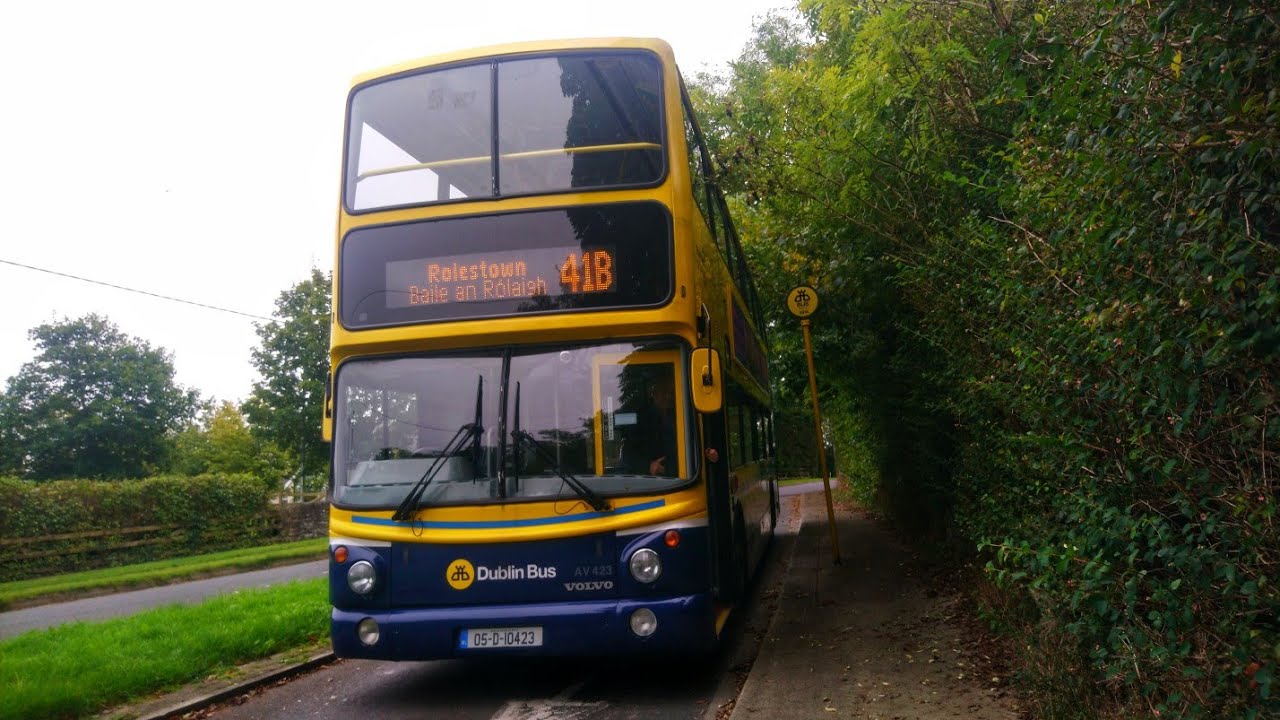 A Ride On Board Dublin Bus Alexander Dennis Volvo ALX400 B7TL "AV423 ...