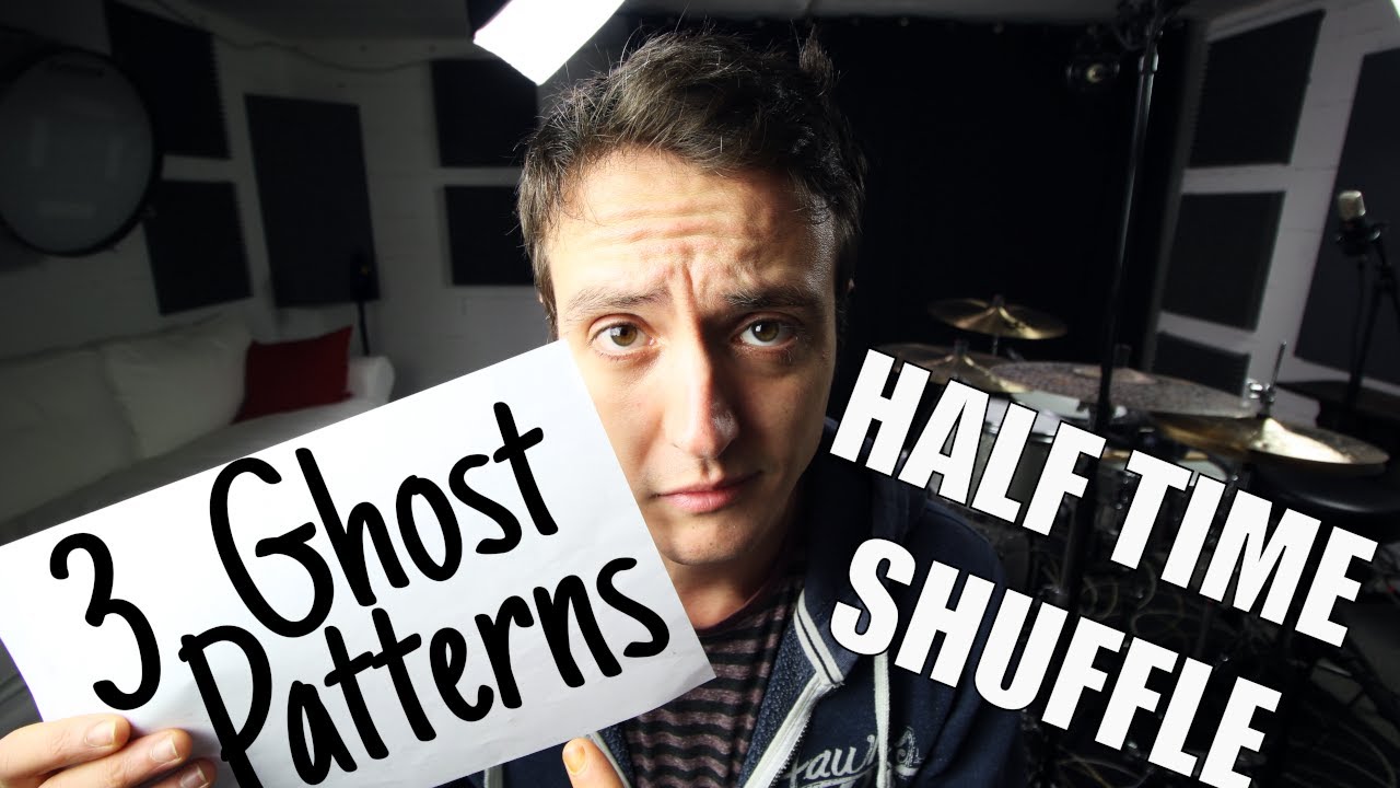 3 Ghost Note Patterns for the Half Time Shuffle - Daily Drum Lesson ...