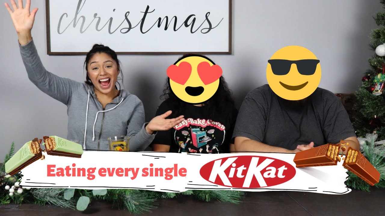 Eating every flavor of Kit-Kats! - YouTube