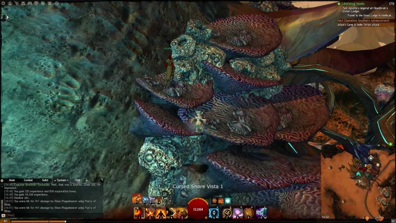 Guild Wars 2 - Vistas / Aussichtspunkte / Ausblicke - Cursed Shore ...
