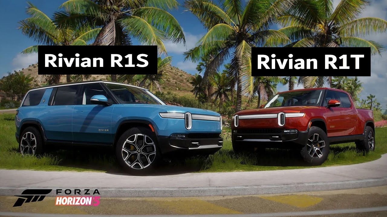 Rivian R1T & Rivian R1S RTX 4080 Gameplay | Forza Horizon 5 - YouTube