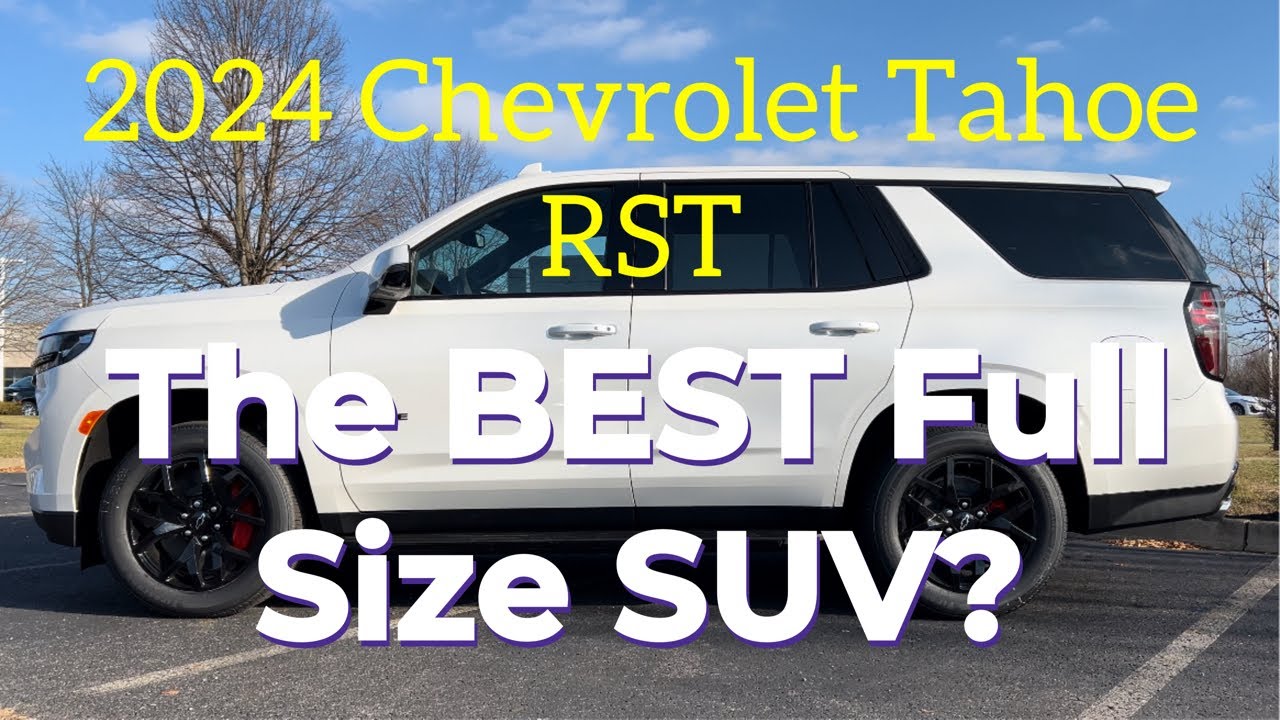 2024 Chevrolet Tahoe RST - YouTube