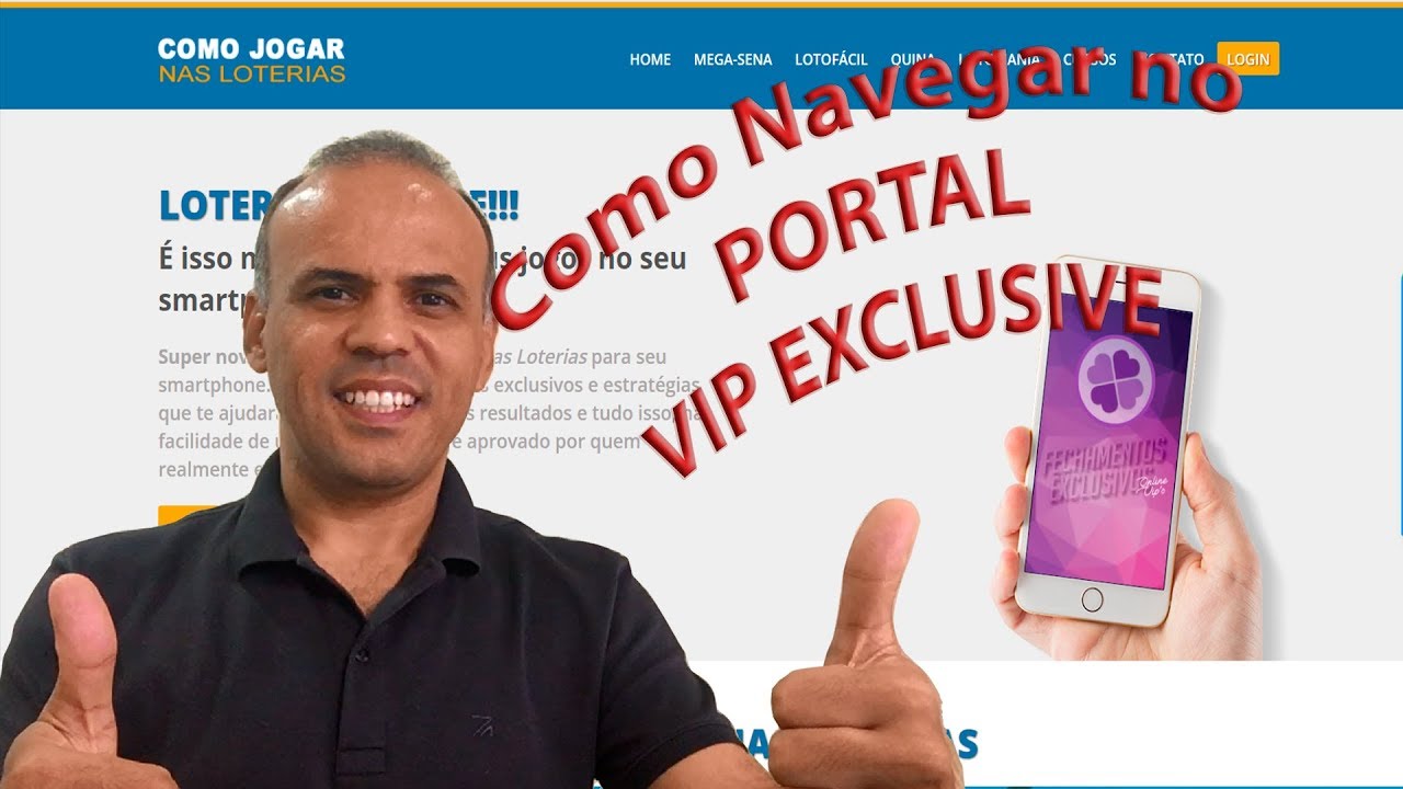 COMO NAVEGAR E MONTAR UM JOGO NO PORTAL VIP EXCLUSIVE CLEBER CAMPOS - YouTube