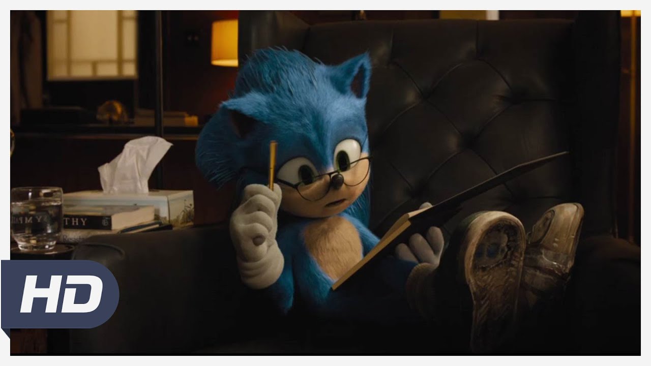 Sonic the hedgehog - This is How Sonic Lives on Earth Scene | Moments ...