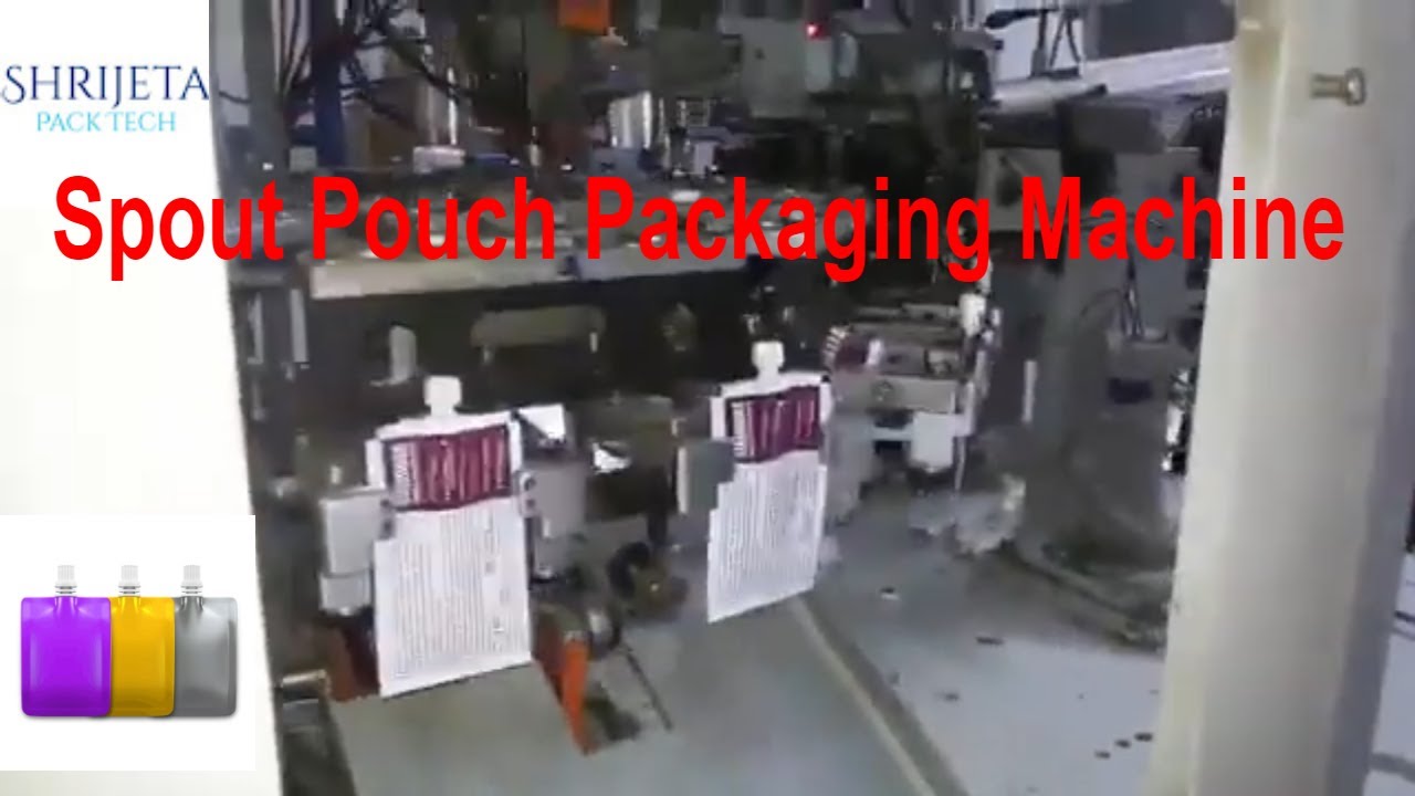 Fully Automatic Spout pouch Filling and Sealing Machine for sauce ...