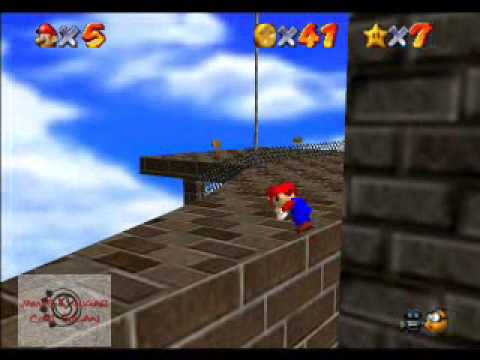 Super Mario 64 red coins on the floating isle - Monedas Rojas Isla ...