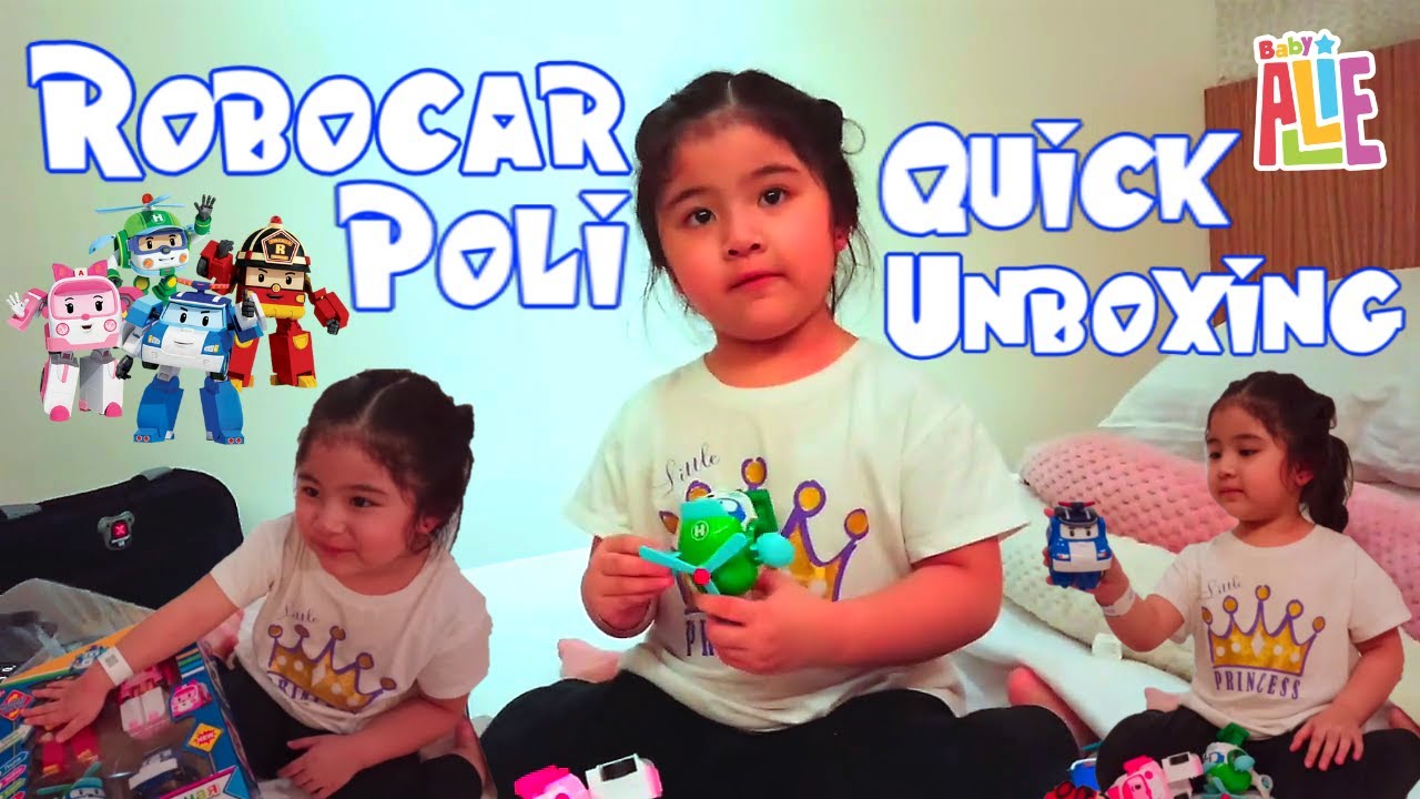 Quick Unboxing I Robocar Poli I BABY ALLIE - YouTube