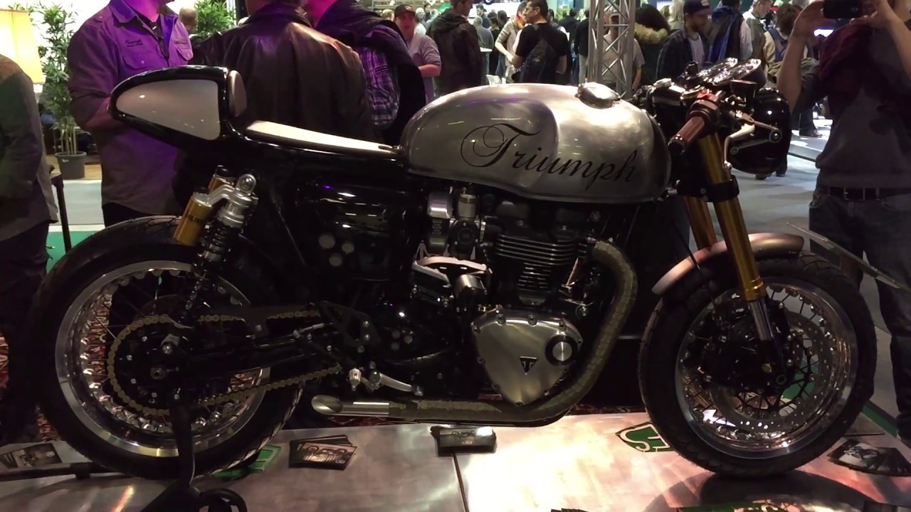 2017 Triumph Thruxton R CUSTOM special edition walk around - YouTube