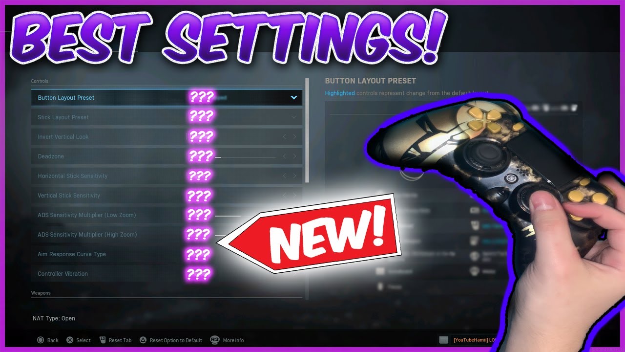 *NEW* the BEST UPDATED SETTINGS for WARZONE (Modern Warfare Warzone ...