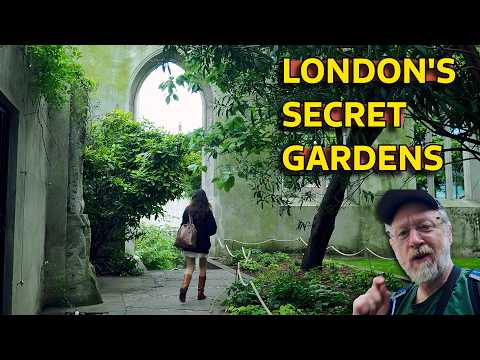 Discovering the Secret Gardens of the City of London | Secret London Walk (4K)