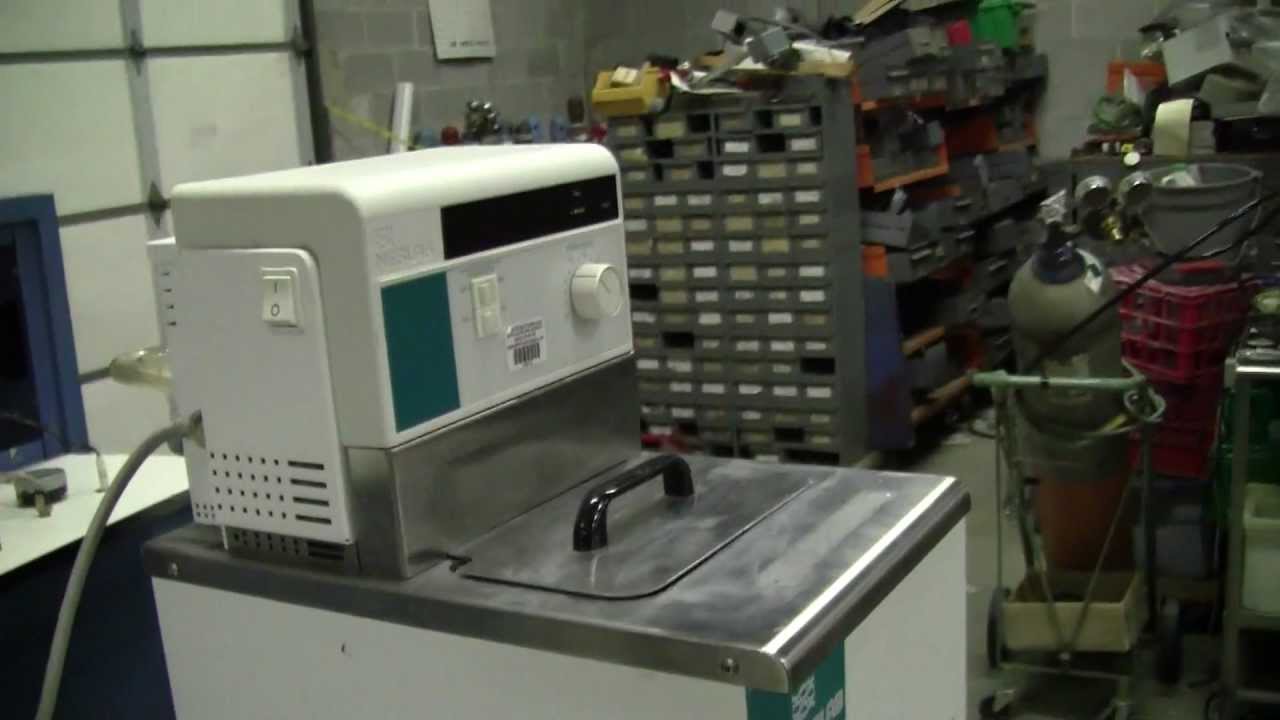 Neslab Refrigerated Bath Circulator Model RTE 111 - YouTube