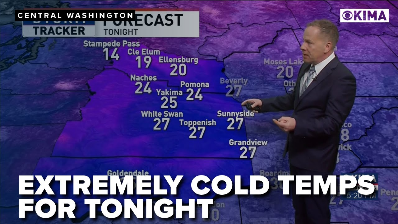 Extremely Cold Temps for Tonight | Weather with Mike McCabe - YouTube