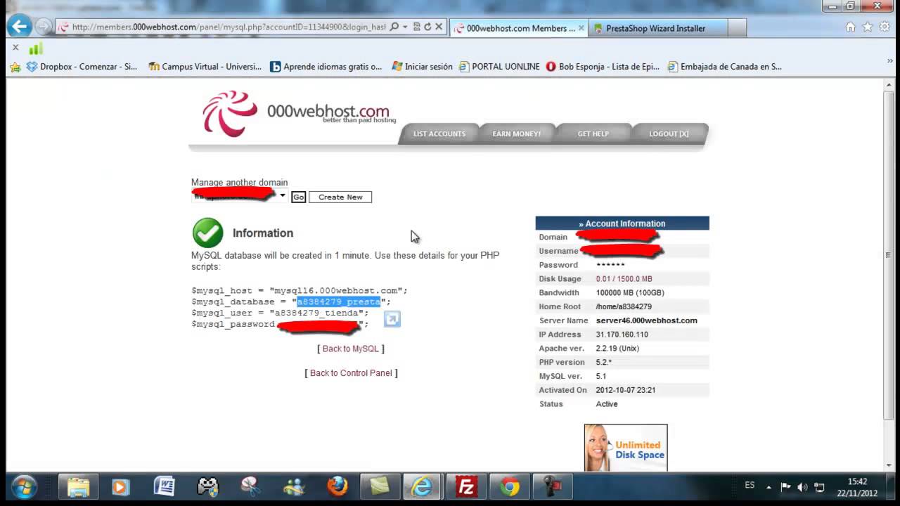 Como Subir Prestashop al WebHost000 - YouTube