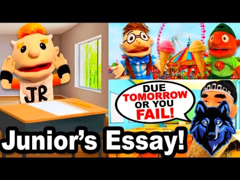 THEY SPEND 6 HOURS MAKING THE TITANIC 📃! SML Movie: Junior's Essay! 🐺 # ...