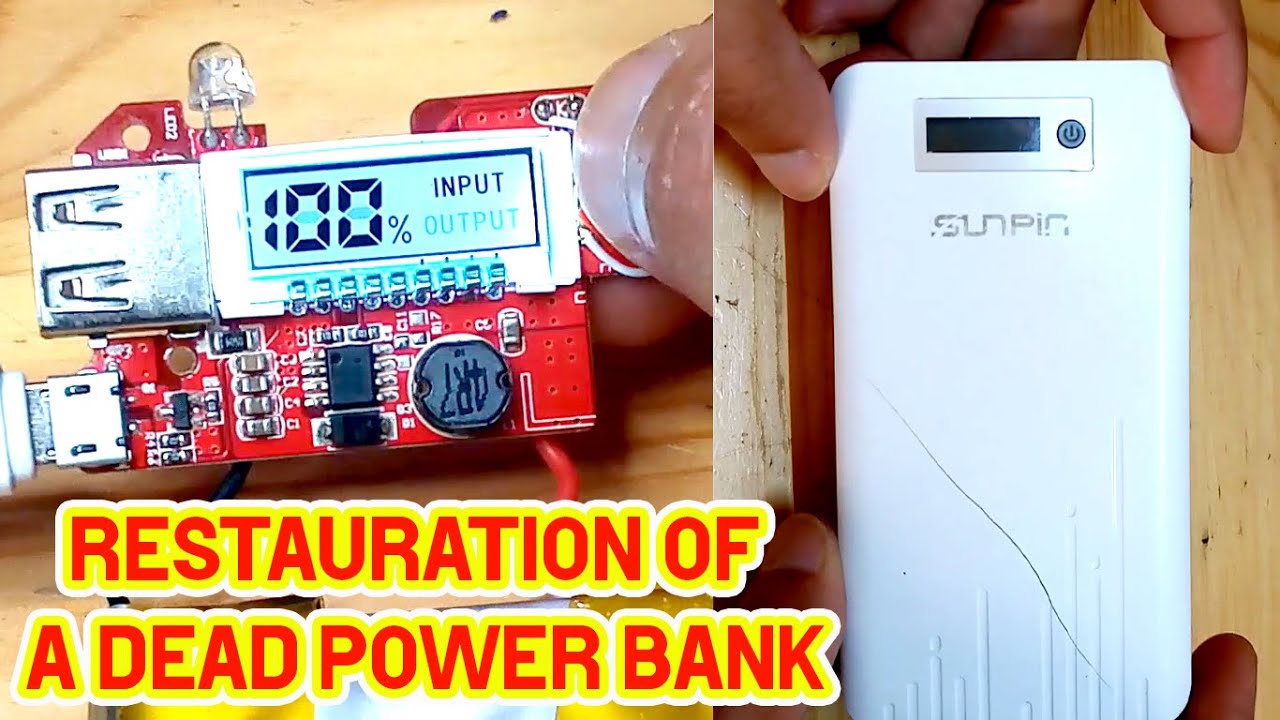 How to Fix a Totally Dead & Broken Power Bank - YouTube