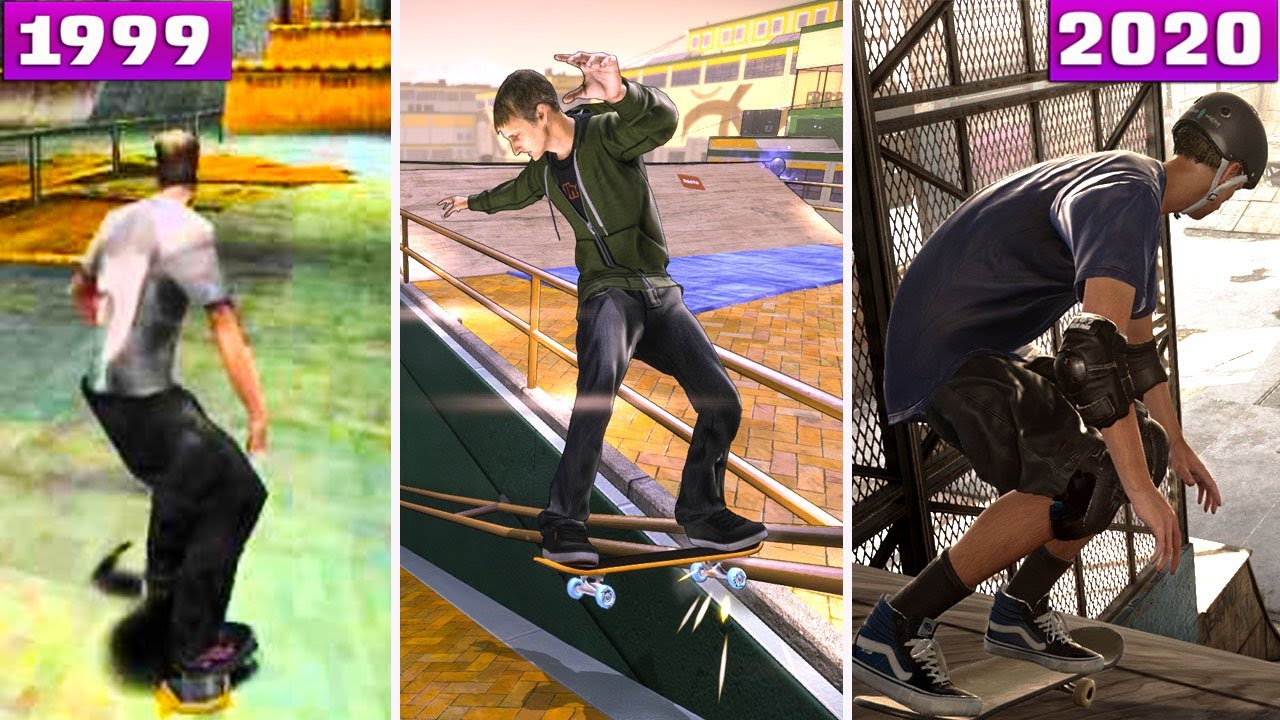 The Evolution of Tony Hawk's Games (1999-2020 ) - YouTube