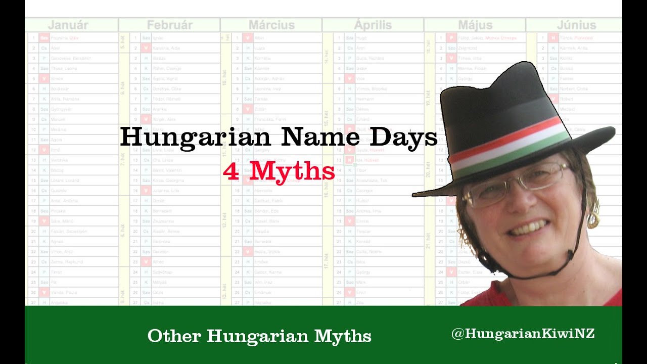 Hungarian Name Days | 4 Myths - YouTube