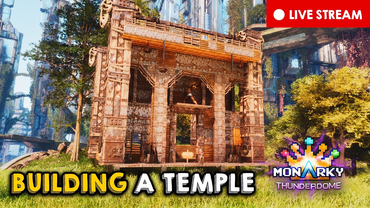 🔴 LIVE NOW: Building a Temple | MonArky | ARK: Extinction Ascended ...