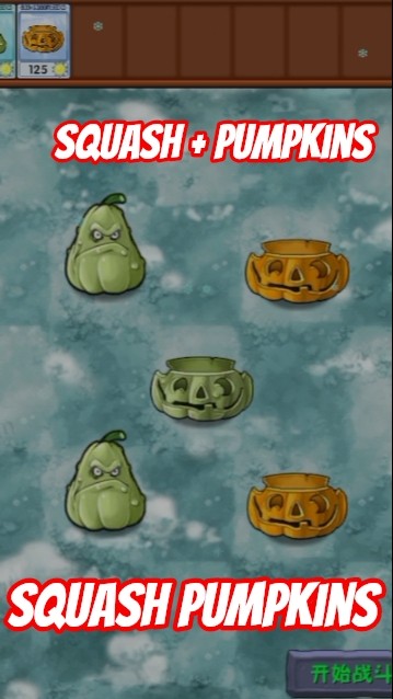 Squash Pumpkins - PVZ FUSION 2.4 #pvz #pvzfusion #plantsvszombies - YouTube