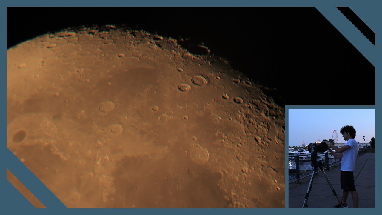 Moon Astrophotography with my DSLR - YouTube