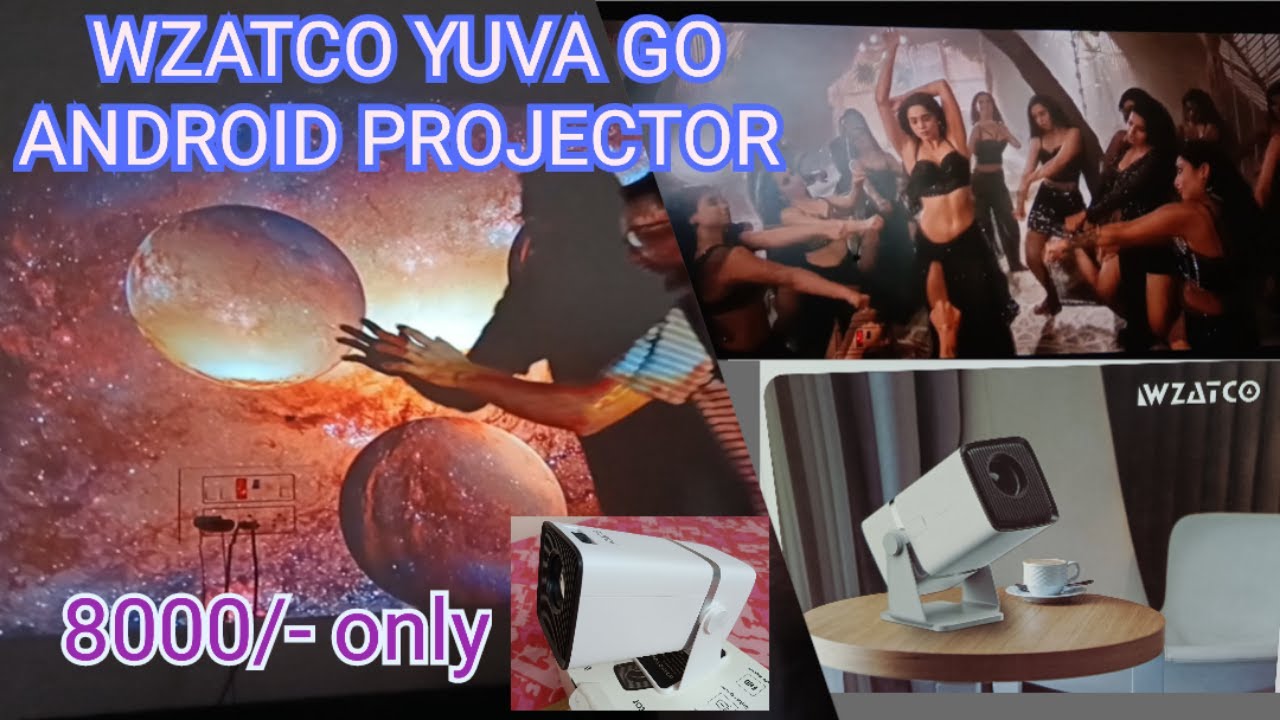 WZATCO YUVA GO PROJECTOR complete review - YouTube