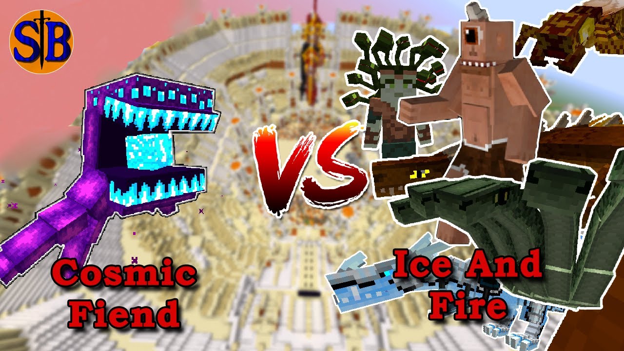 Cosmic Fiend vs Ice and Fire | Minecraft Mob Battle - YouTube