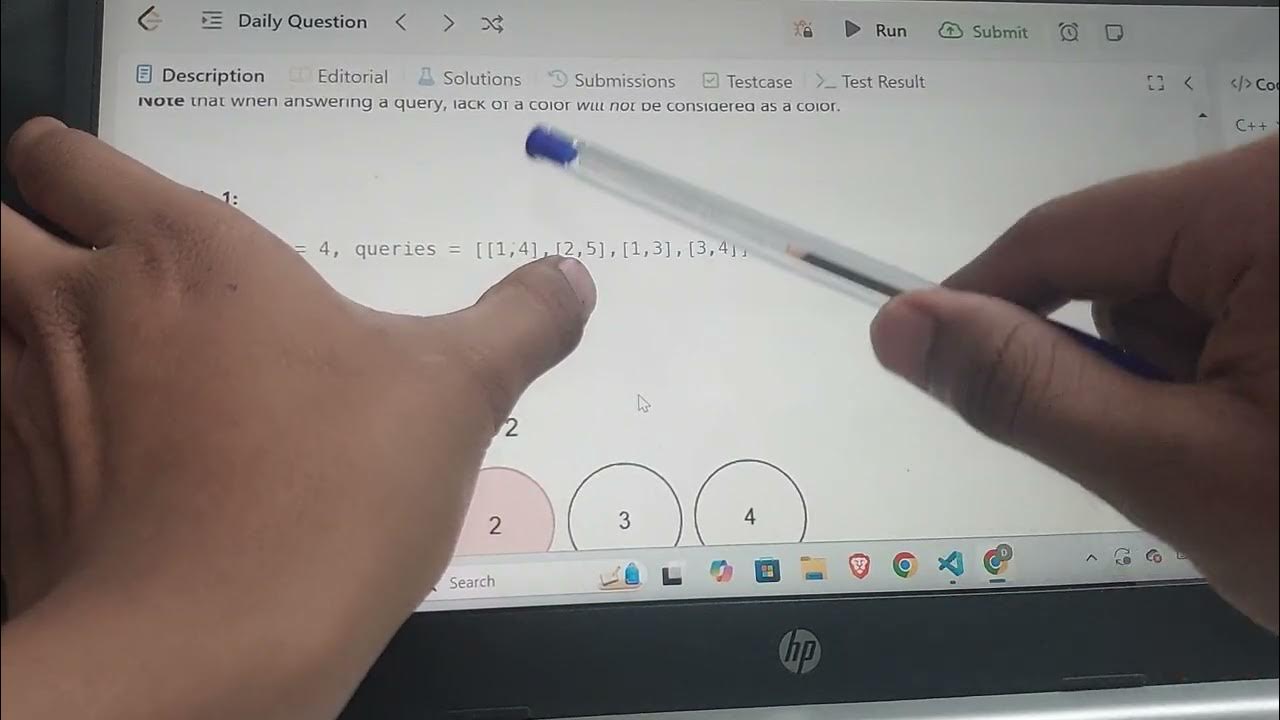 LEETCODE 3160 || FIND THE NUMBER OF DISTINCT COLORS AMONG THE BALLS #leetcode #strivers #dsa ...