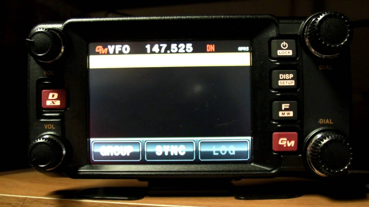 Yaesu FTM-400D & FT1D - GM (Group Monitor) function - YouTube