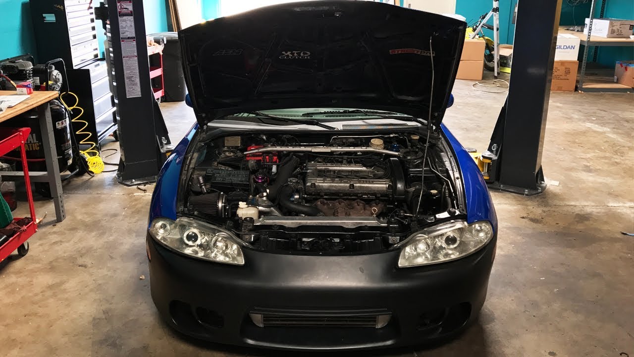INSTALLING NEW POWERSTEERING PUMP ON ECLIPSE GST! - YouTube