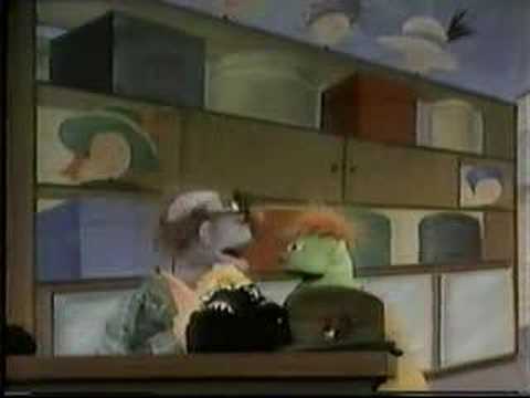 Sesame Street - Farley goes to the hat shop (take 2) - YouTube