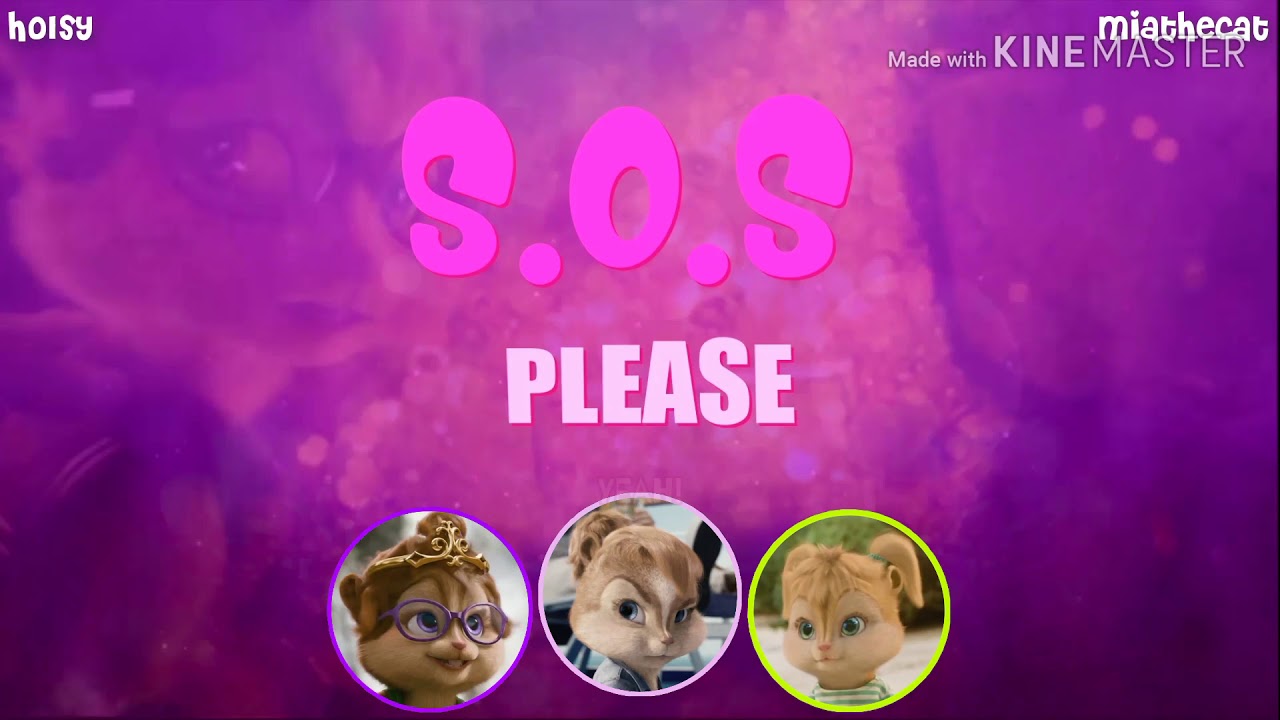 S.O.S || The Chipettes || LYRICS || COLLAB WITH MIATHECAT - YouTube