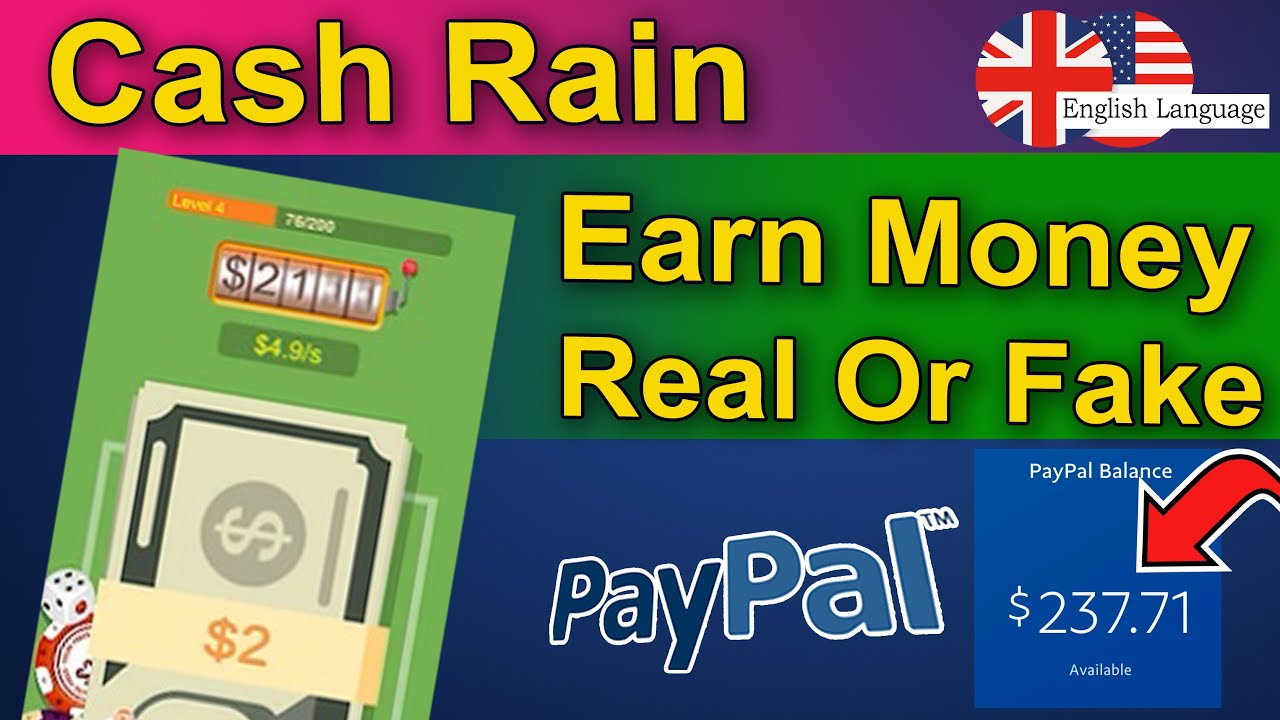 How To Use Cash Rain App | Cash Rain App Real or Fake | Cash Rain ...