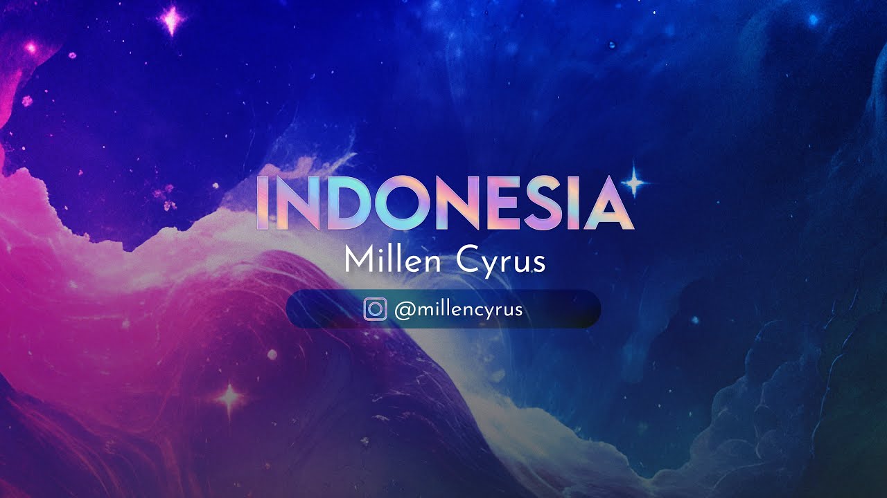 INTRODUCTION OF “MILLEN CYRUS” l INDONESIA l MIQ2023 - YouTube