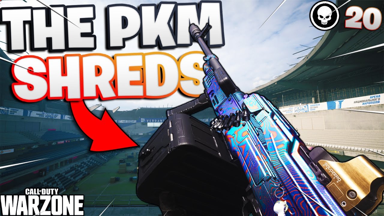 The PKM IS INSANE in WARZONE! *BEST PKM LOADOUT* (20 Kill Solo Win ...