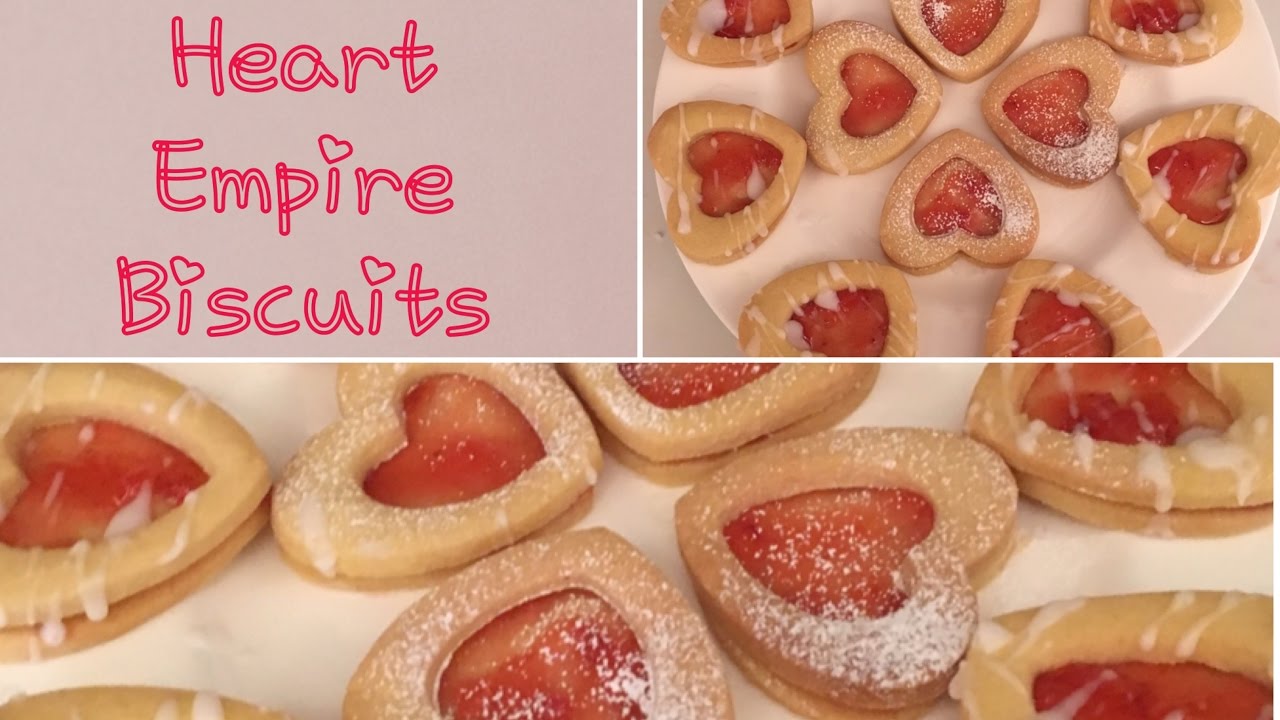 Heart Empire Biscuits | Baking | AmySusanxo - YouTube