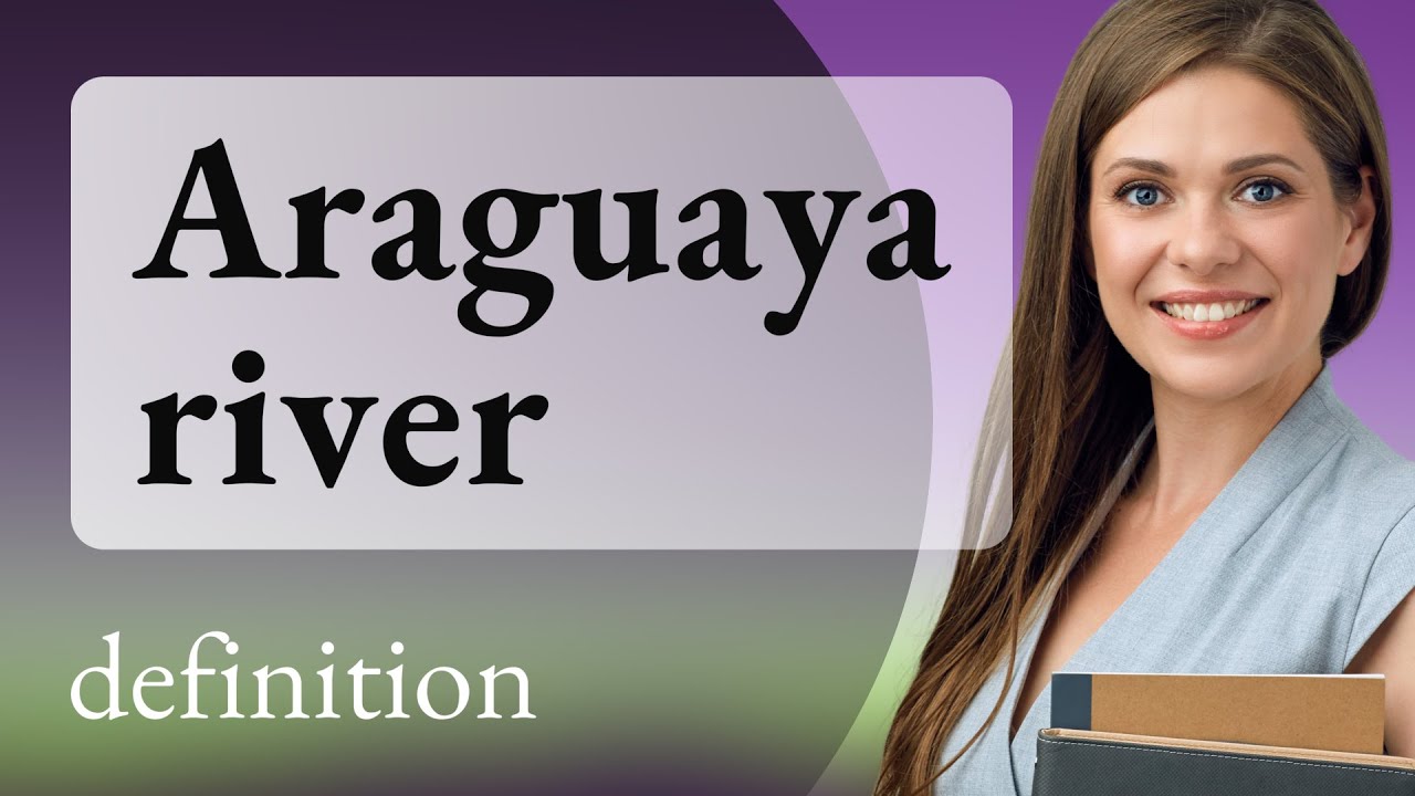 Araguaya river | what is ARAGUAYA RIVER definition - YouTube