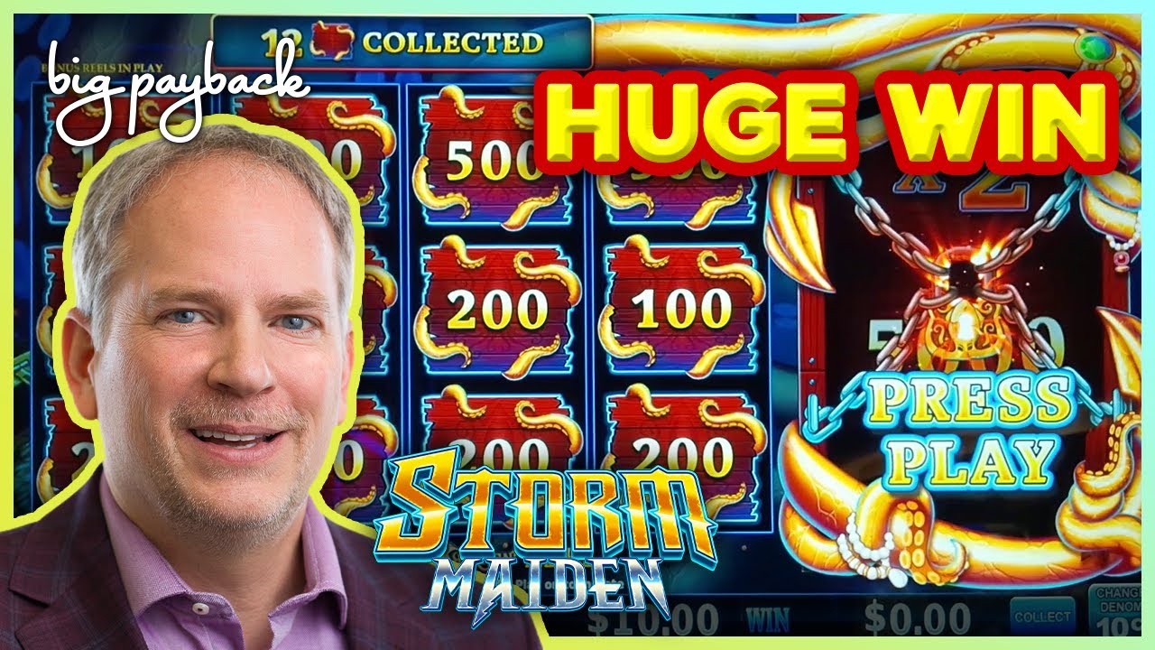 Kraken Unleashed Storm Maiden Slot - HUGE WIN BONUS! - YouTube