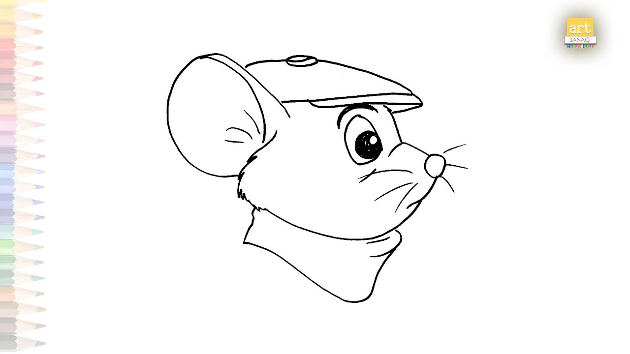 The Rescuers Bernard drawings | Outline drawings| How to draw The ...