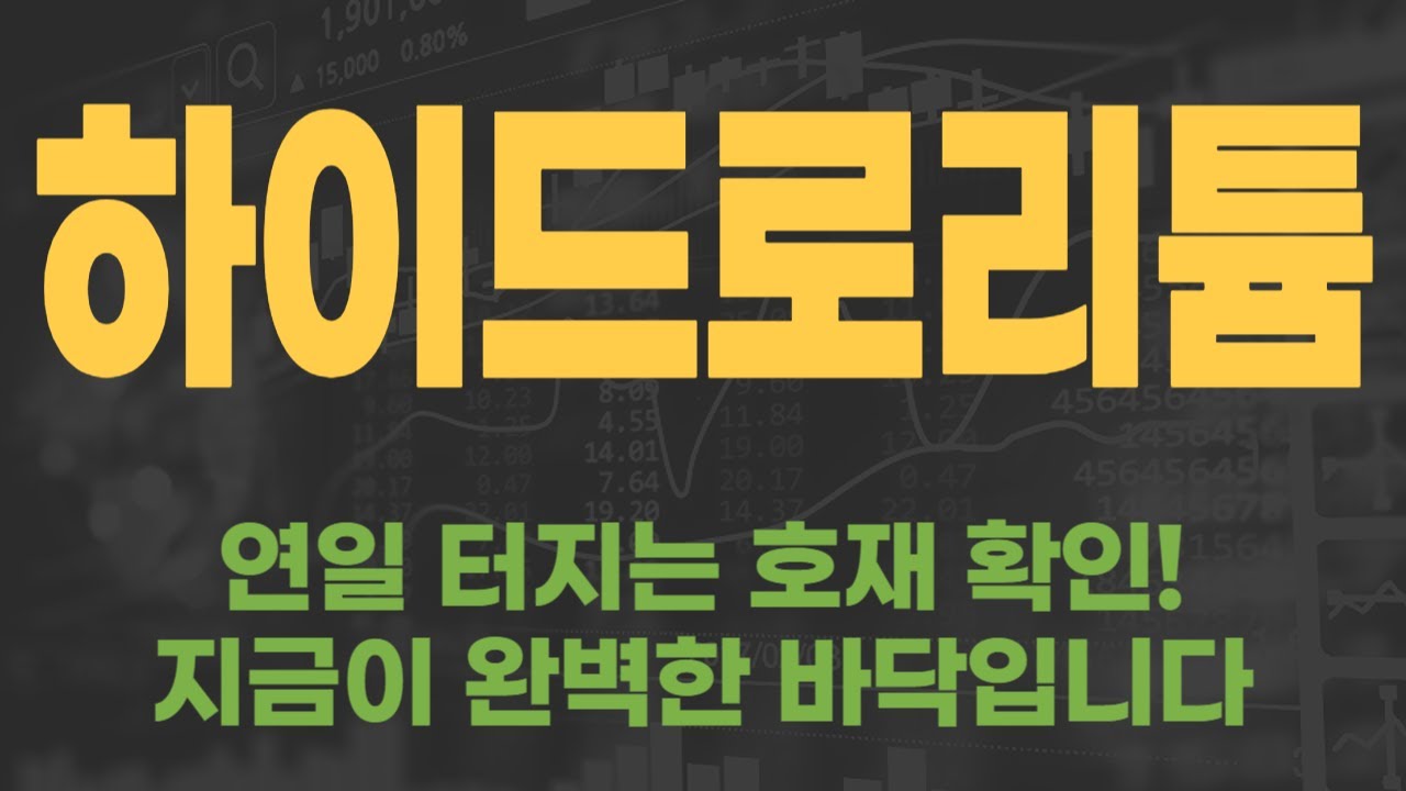 하이드로리튬 하이드로리튬주가전망하이드로리튬주가하이드로리튬전망하이드로리튬하이드로리튬목표가하이드로리튬종목진단2차전지