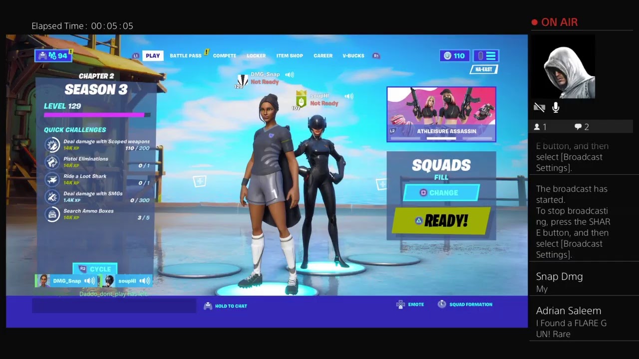 DMG_Snap's Live PS4 Broadcast - YouTube