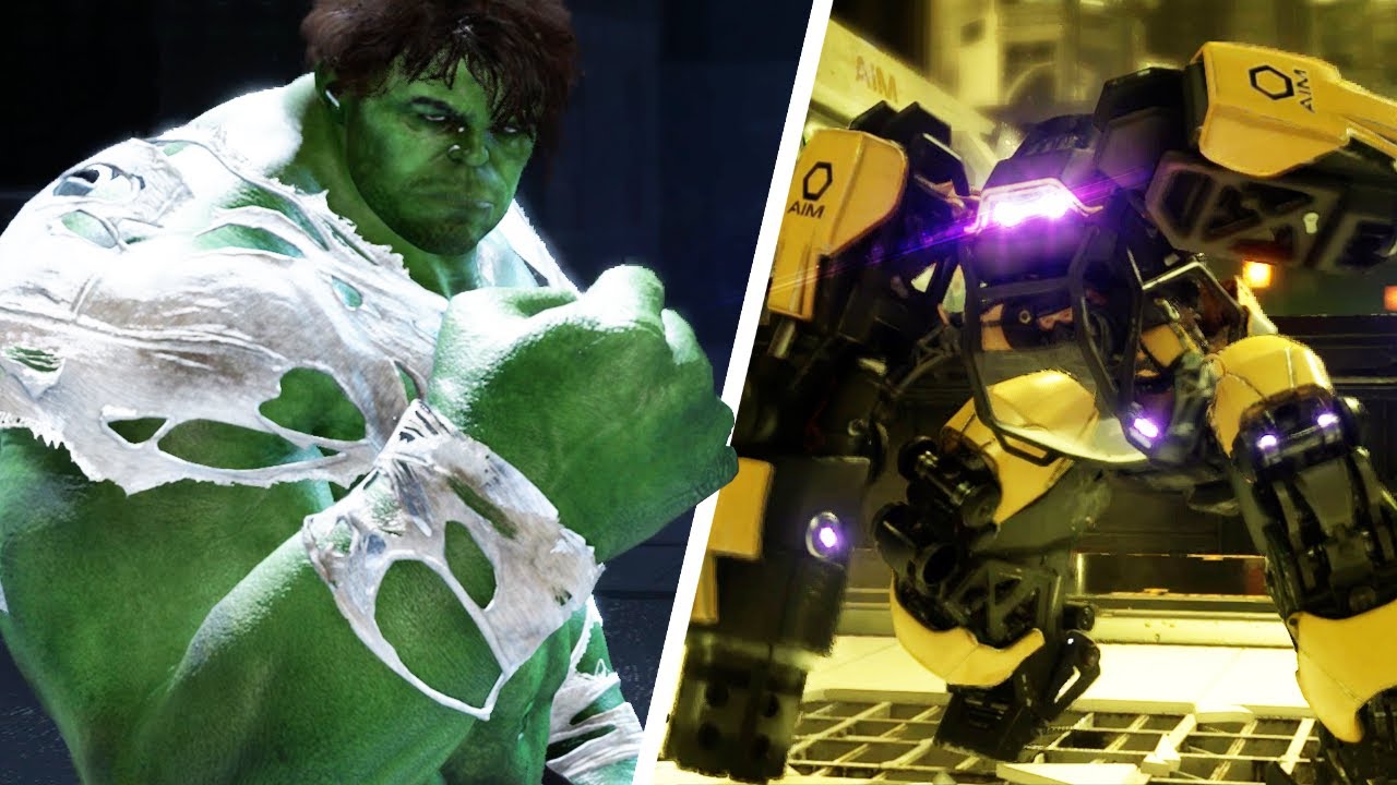 The Hulk vs A Giant Mech Boss Battle?! (Marvel's Avengers Gameplay Part ...