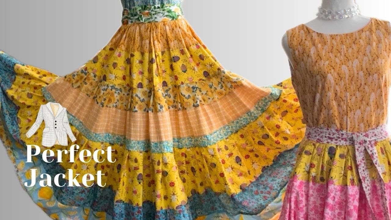 Making Layer Cake Dresses 👗 B6677 - YouTube