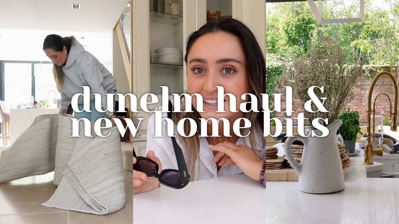 Dunelm haul & LOTS of new interior bits! - YouTube