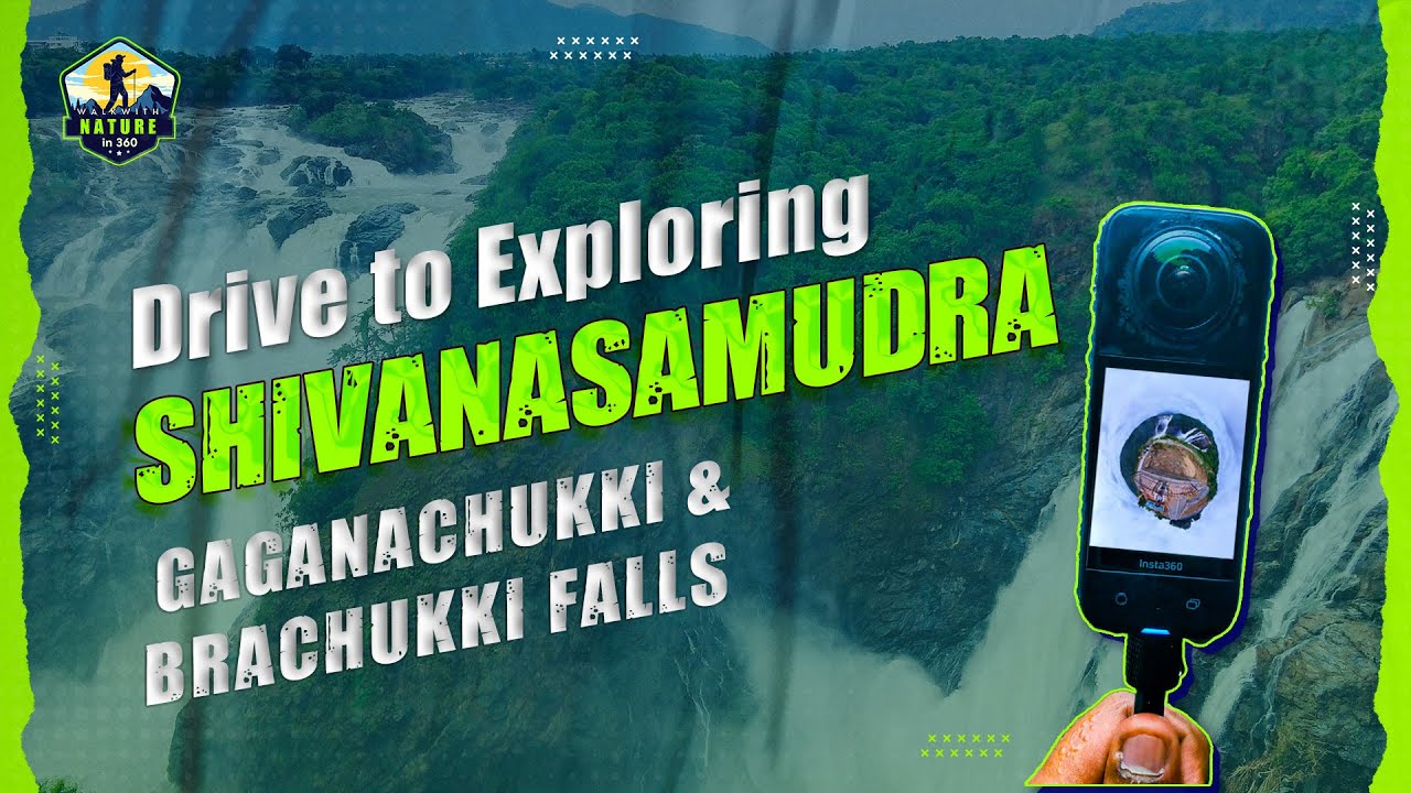 Drive to Exploring Shivanasamudra l Gaganachukki falls l Brachukki ...