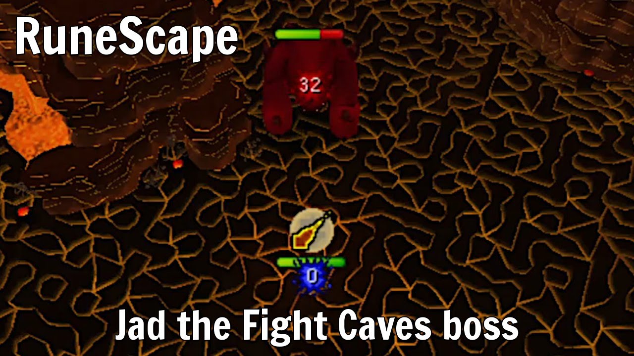 OSRS Fighting Jad - Defeating the Fight Caves boss - YouTube