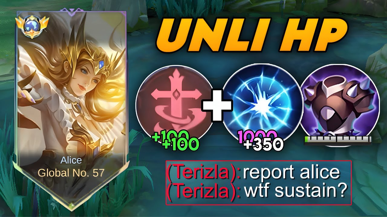 I FINALLY FOUND BEST ALICE SUSTAIN BUILD AND EMBLEM 2025!! 😱(must try ...
