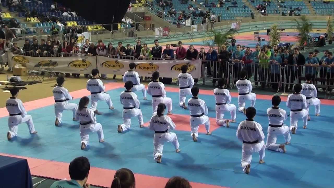 Kukkiwon Taekwondo Demonstration (2013 Belgian Open) - YouTube