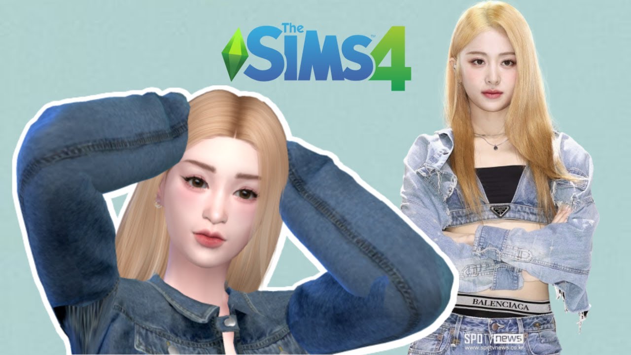 THE SIMS 4 / Huh Yun-jin LE SSERAFIM - YouTube