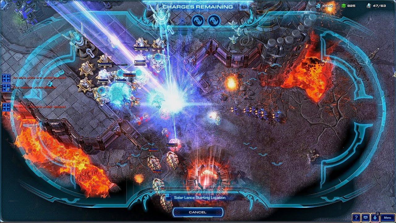 SC2 Co-Op The Vermillion Problem "Fear and Lava" Karax GamePlay ...