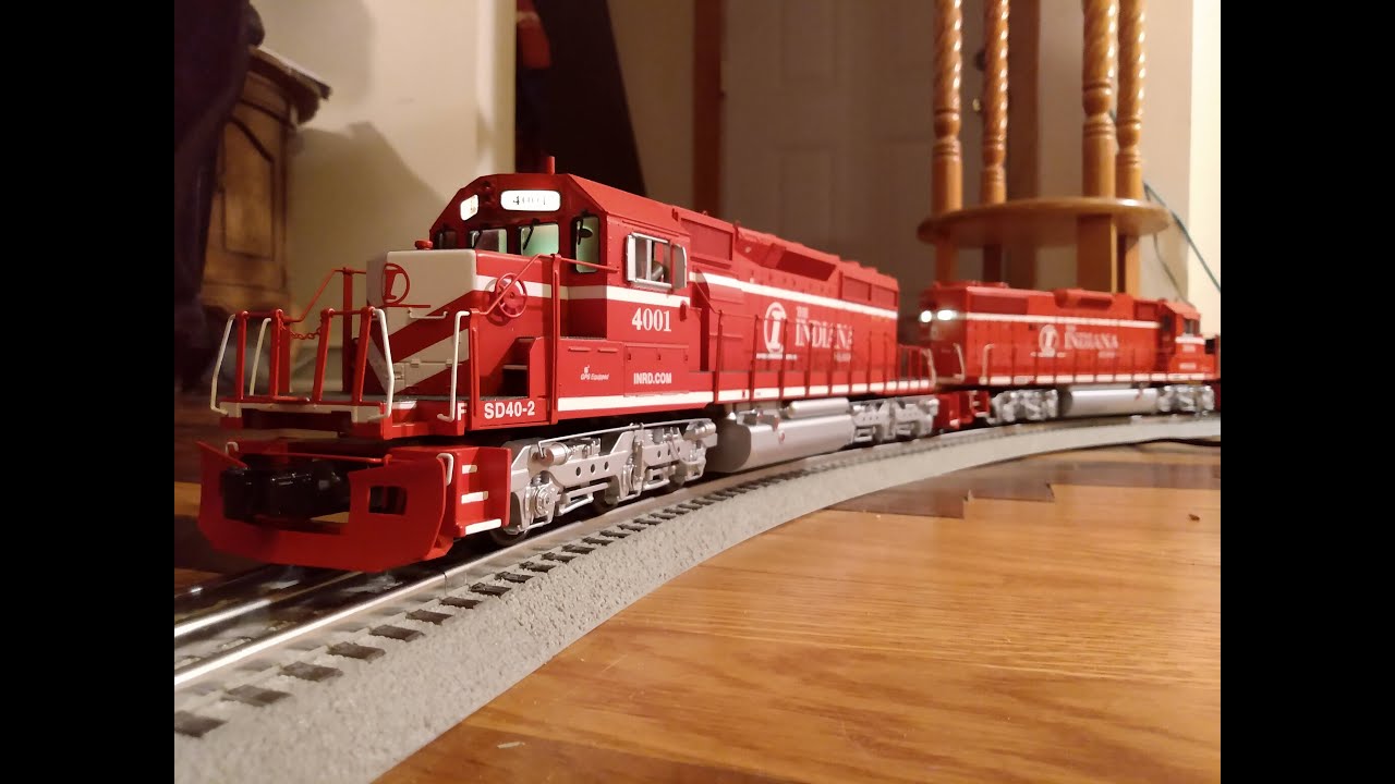MTH Indiana Railroad SD40-2 and GP38-2!!!! - YouTube
